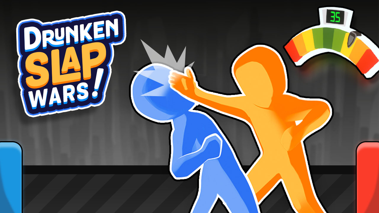 Дай пощечину в Drunken Slap Wars – игра на двоих игроков